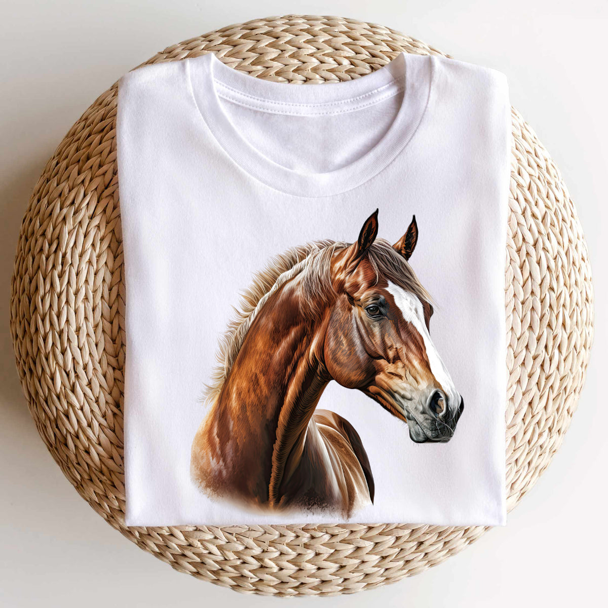 Buegelbild: Pferd - Pferdekopf (inkl. Folie & Anleitung) – Buegeldesigns.de