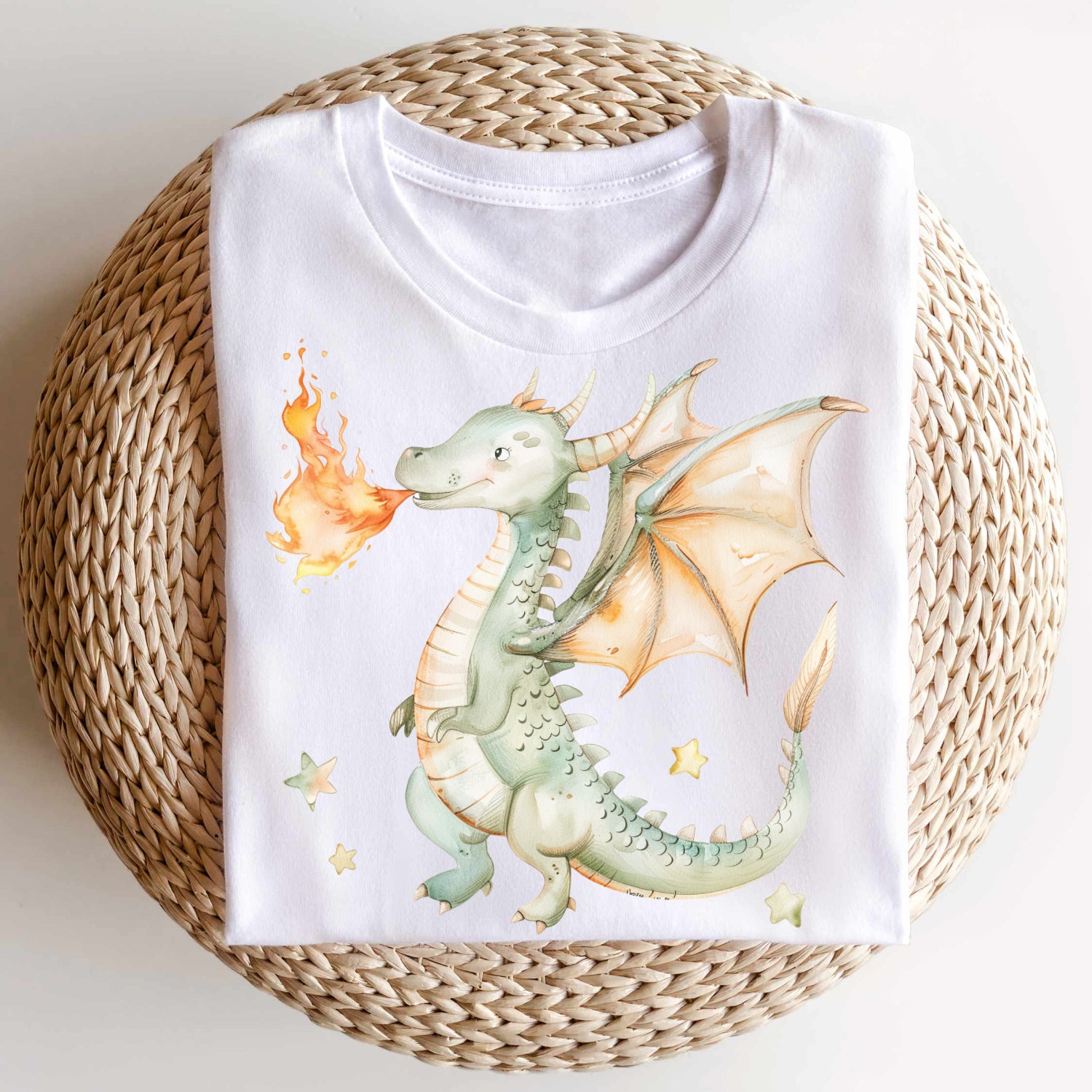 Buegelbild: Drache (inkl. Folie & Anleitung) – Buegeldesigns.de