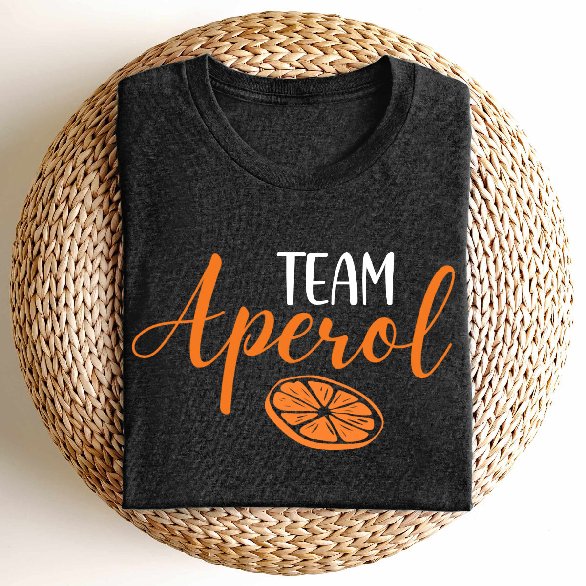 Bügelbild: Team Aperol inkl. Anleitung – Buegeldesigns.de